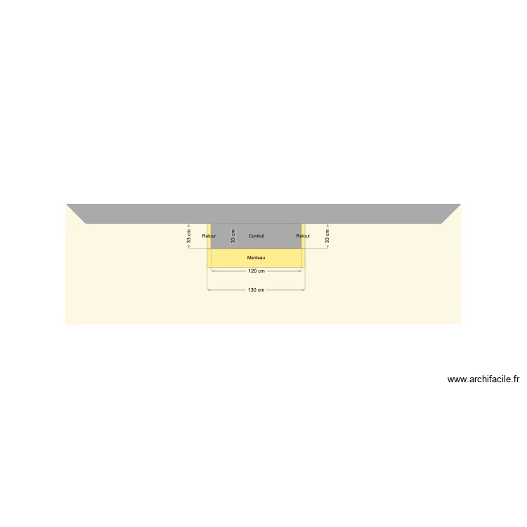 Plan – Cheminée option 1 – Par williamgorge ️ | ArchiFacile