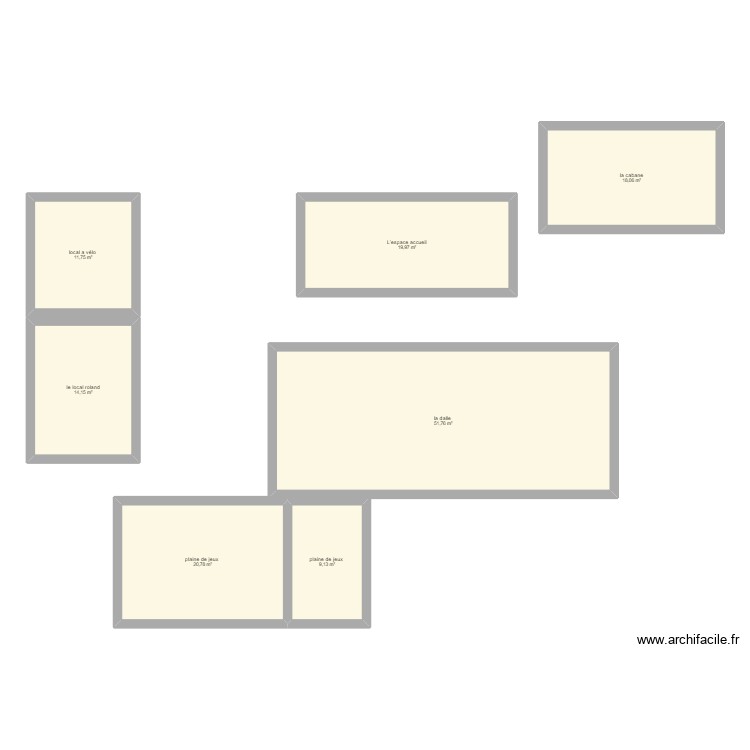 thomas - Plan 7 pièces 146 m2 dessiné par thom julemont