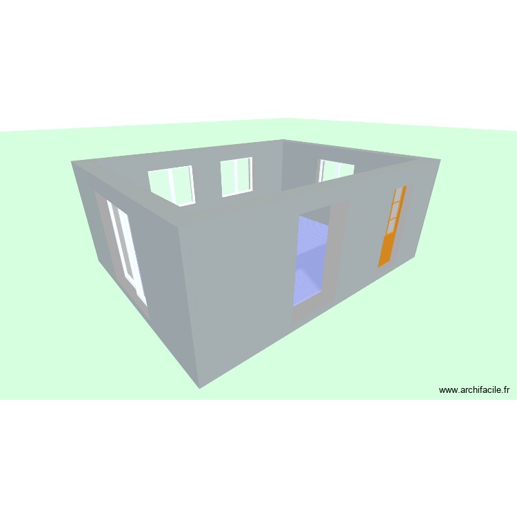 salle à manger - Plan 1 pièce 30 m2 dessiné par HD25