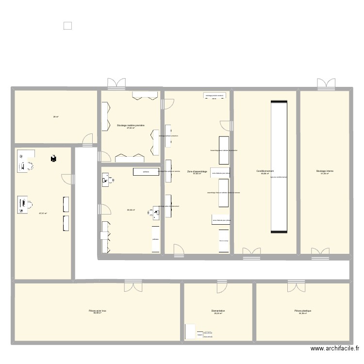 Plan usine - Plan dessiné par Capu92