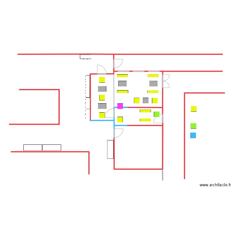 New Implantation CTA + luminaires - Plan dessiné par JMH1