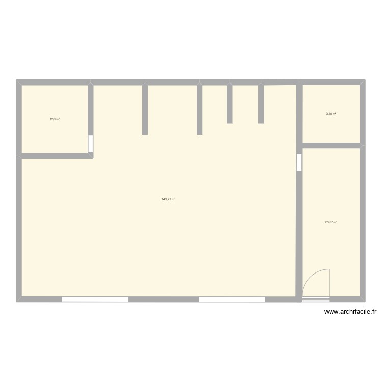 Dépot - Plan 4 pièces 189 m2 dessiné par Julien64230