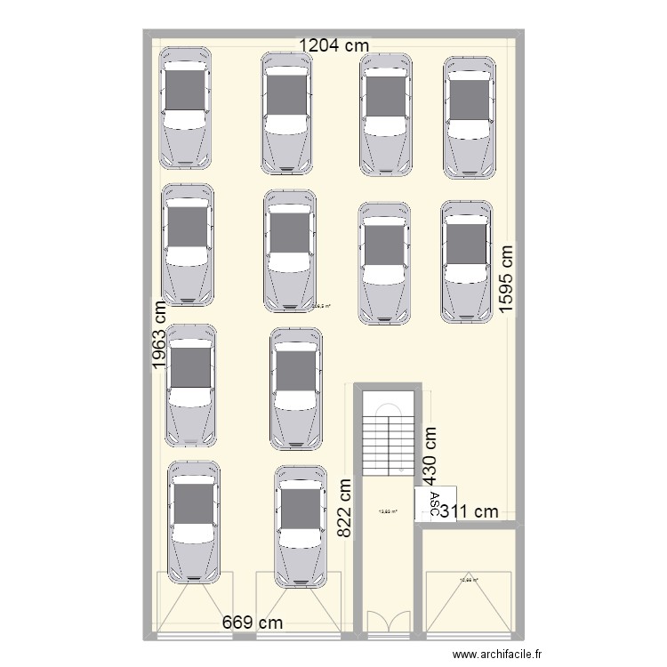 plans RDC gambetta - Plan 3 pièces 231 m2 dessiné par salimmms