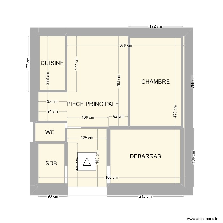 PLAN BOBIGNY - Plan 6 pièces 20 m2 dessiné par titoune1973