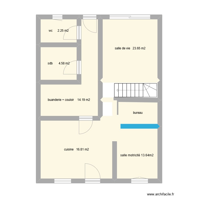mam - Plan 4 pièces 59 m2 dessiné par boutentrain85