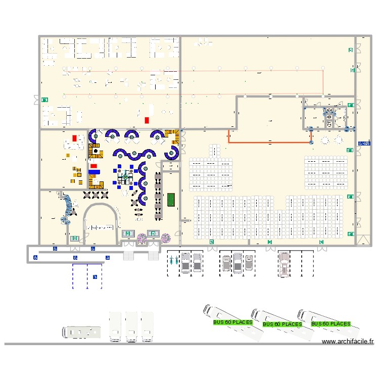 SAINTHIMAT - Plan 13 pièces 2569 m2 dessiné par Titanic59