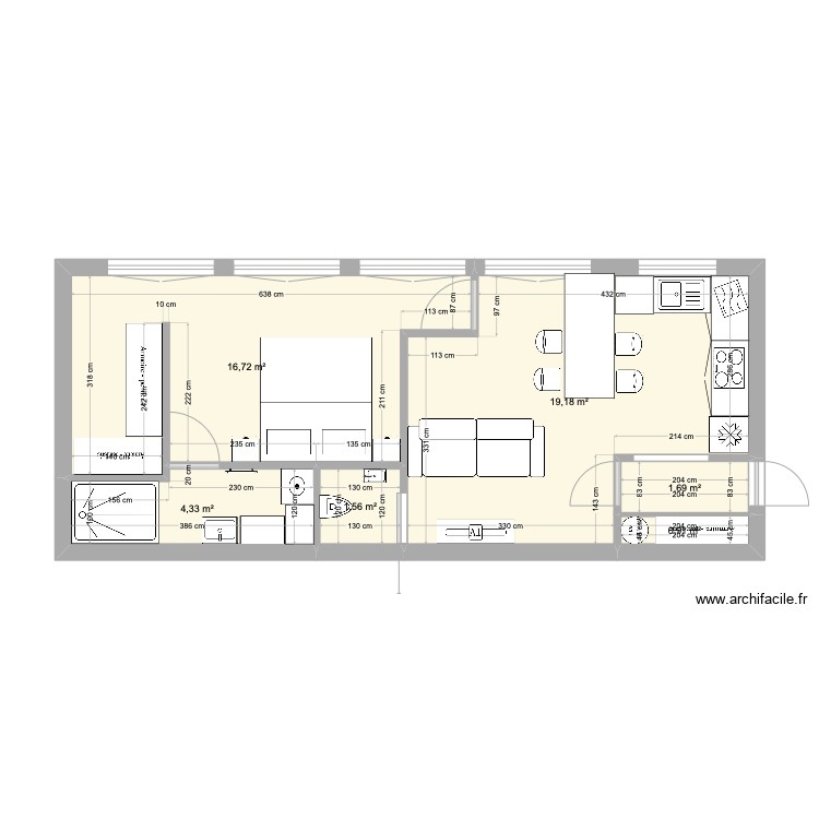 Plan – appart morteau – Par mika90 ️ | ArchiFacile