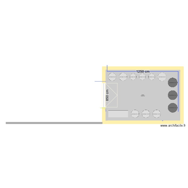 CHAI - Plan 1 pièce 106 m2 dessiné par SGARRI