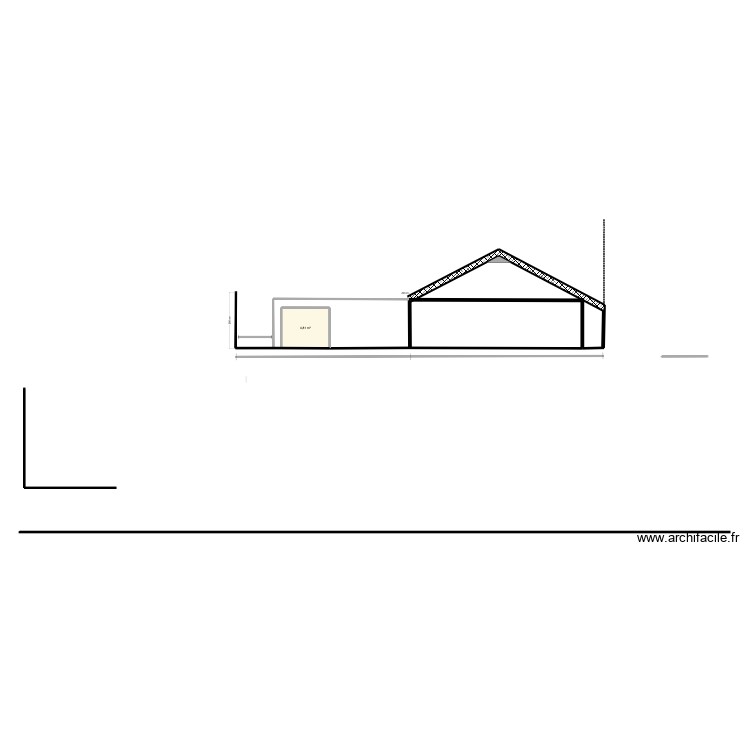 Plan – plan en coupe maison – Par camsou66 ️ | ArchiFacile