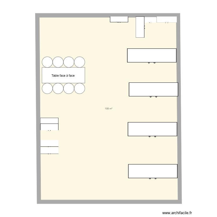 plan corentin - Plan 1 pièce 108 m2 dessiné par corentin chable