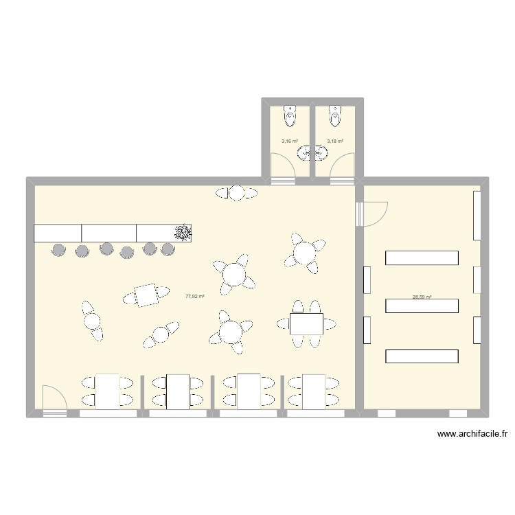 bar - Plan dessiné par lucaspant