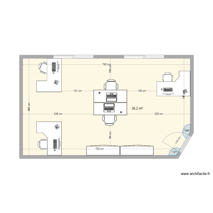 Plan – plan bureau – Par Juliettehdq ️ | ArchiFacile