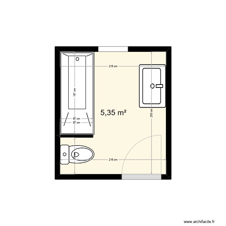 Plan maison Orange - Plan 1 pièce 5 m2 dessiné par TilKris84