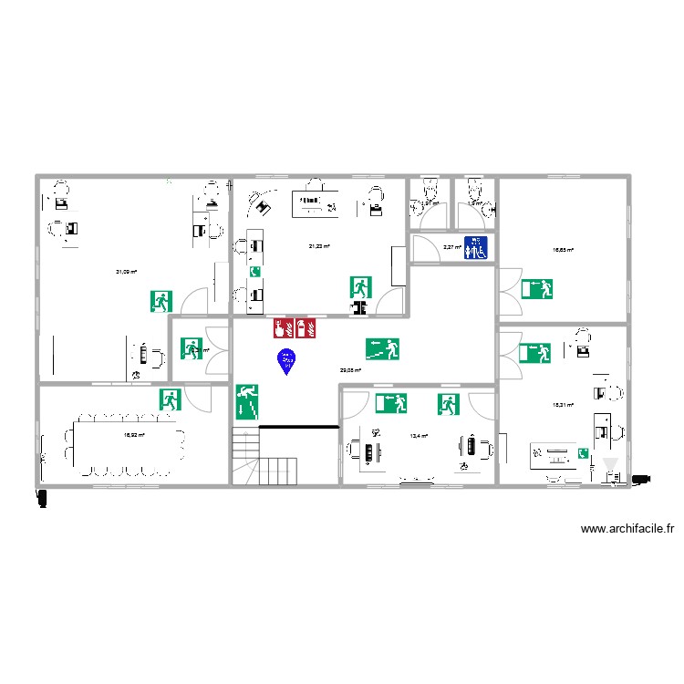IOSTC Site - Plan 11 pièces 156 m2 dessiné par LETA