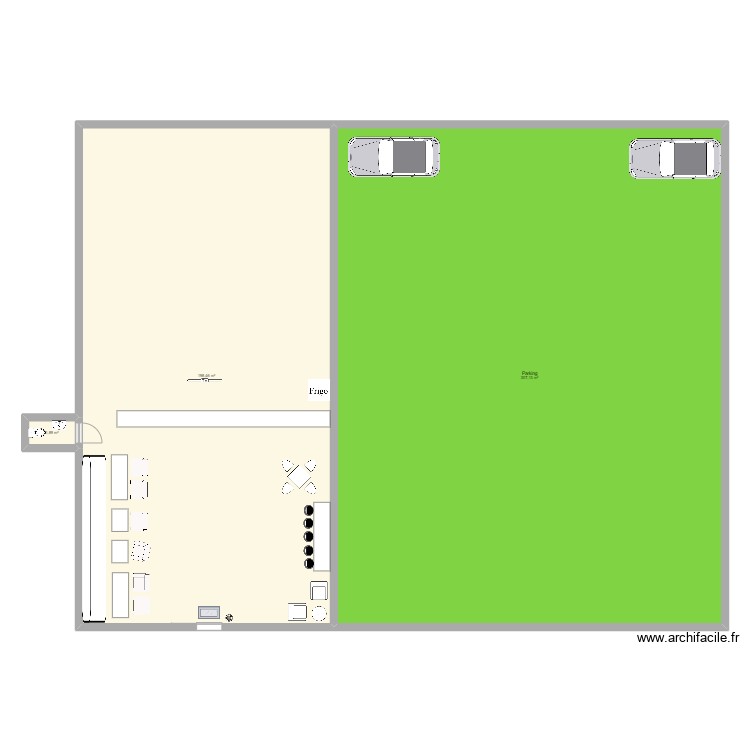 bou - Plan 3 pièces 507 m2 dessiné par rtemyyy