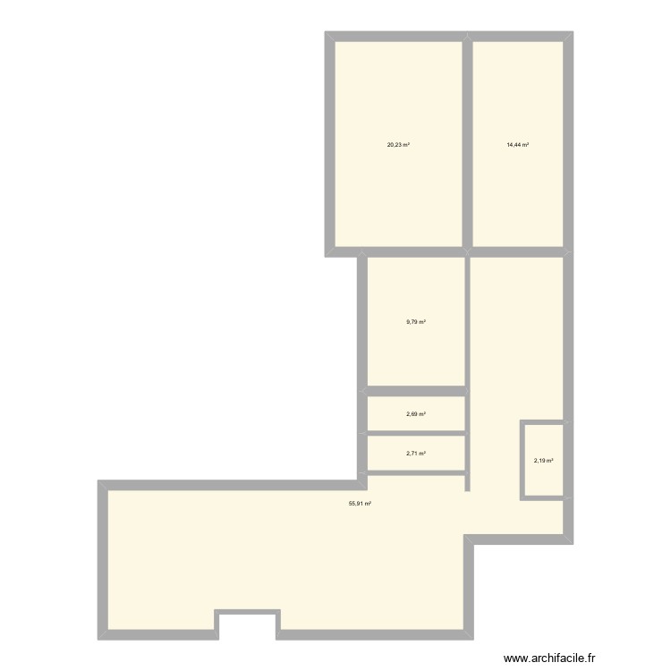Atelier - Plan dessiné par Raf85