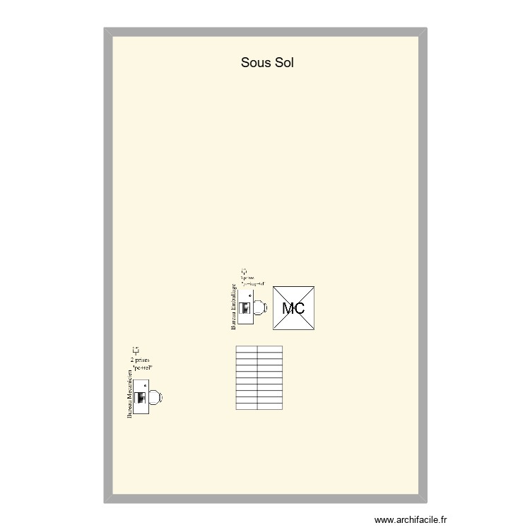 Plan – sous sol – Par triodataecom ️ | ArchiFacile