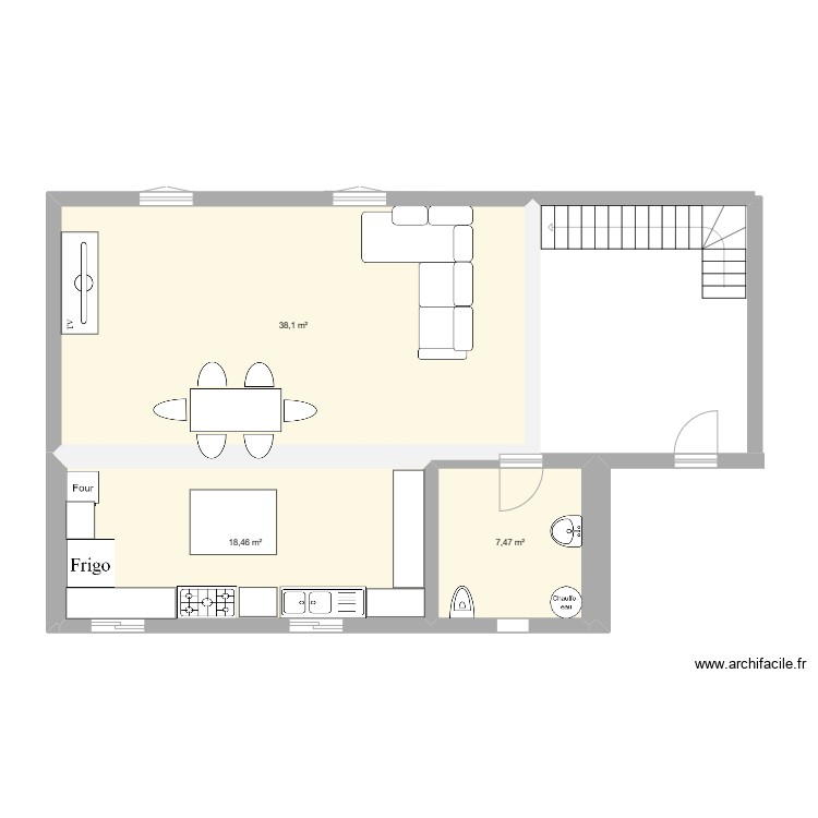 LOFT - Plan dessiné par jess trb