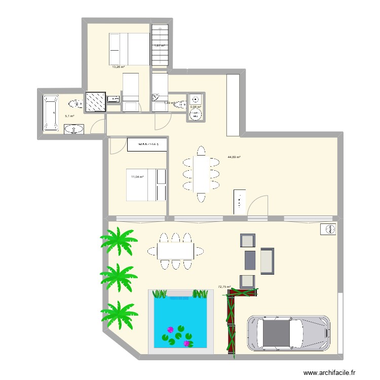 Plan – loft – Par leo38760 ️ | ArchiFacile