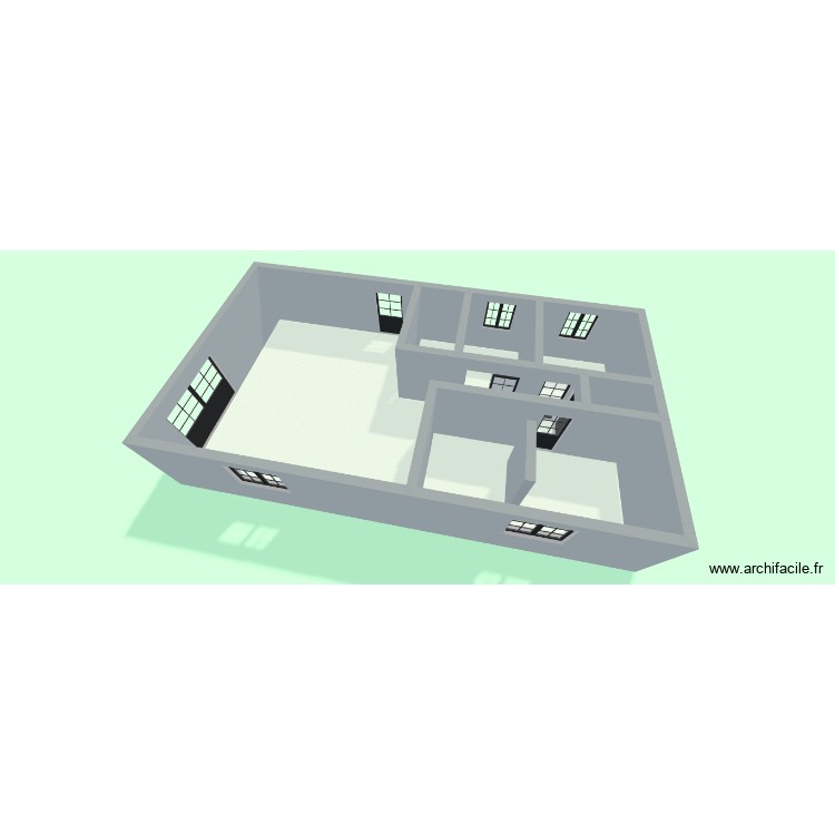 1 plan maison sarah - Plan dessiné par loicsarahmontel
