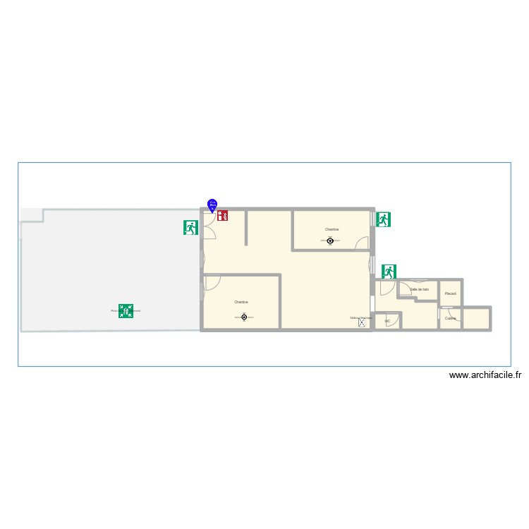 MAM - Plan 9 pièces 72 m2 dessiné par lmiana