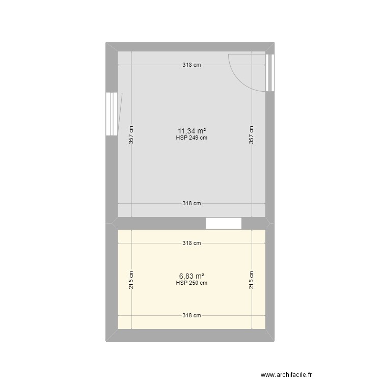 latanya - Plan 2 pièces 18 m2 dessiné par mamour2000