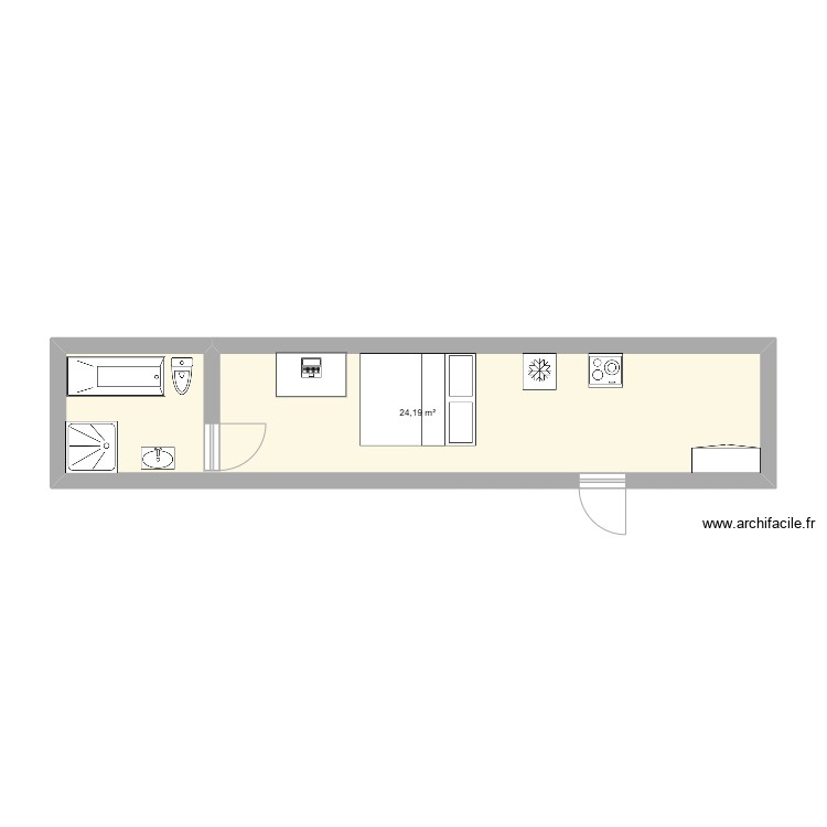Plan conteneur - Plan dessiné par Guillaume03052012