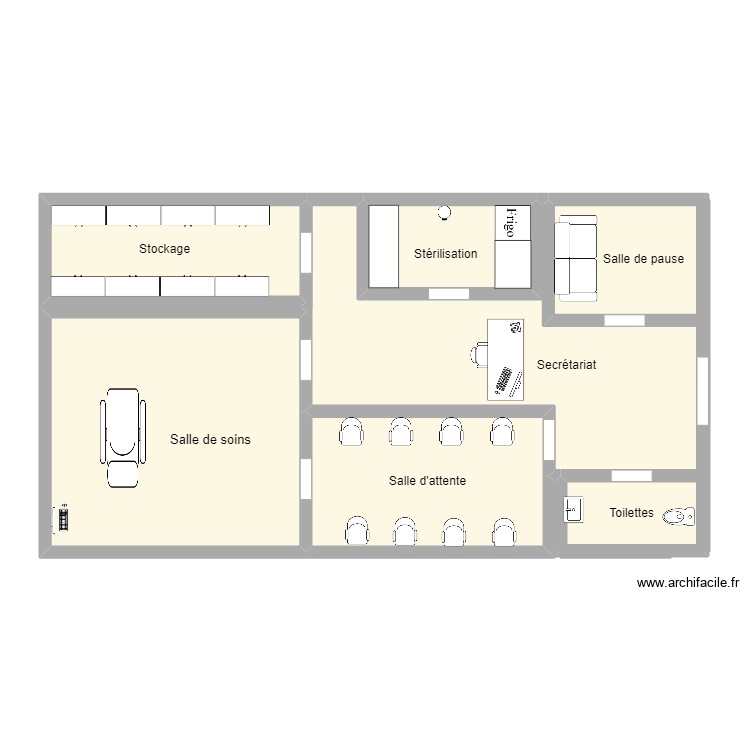 Cab - Plan 7 pièces 95 m2 dessiné par Stellaaaaaaaaaa