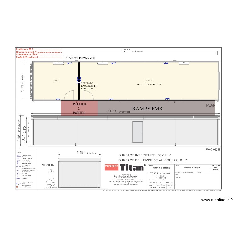 TN184 ECRIN CROLLES - Plan 2 pièces 66 m2 dessiné par jean-dudes