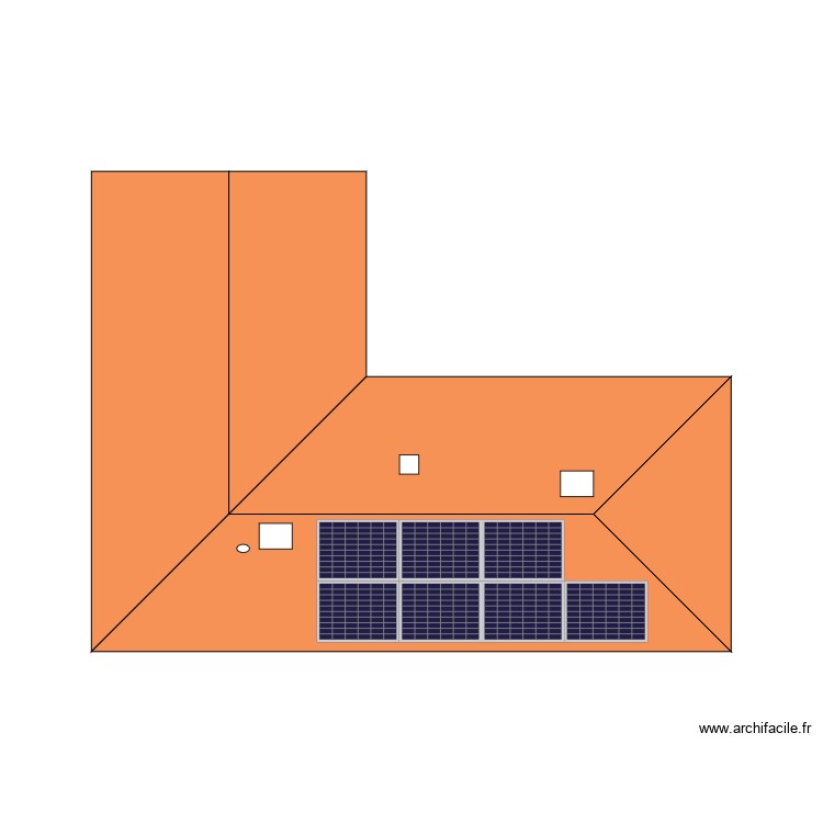 toiture - Plan dessiné par sai43