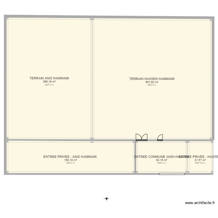 Plan – PLAN LOT N° 9 - HAMMAMI ANIS – Par anishm ️ | ArchiFacile