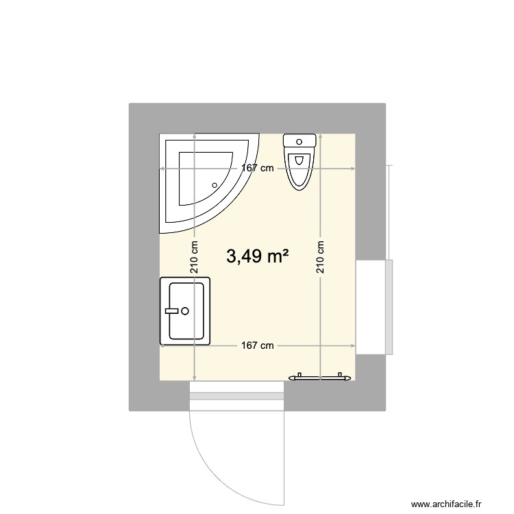 Plan – salle de douche – Par eleonore90 ️ | ArchiFacile