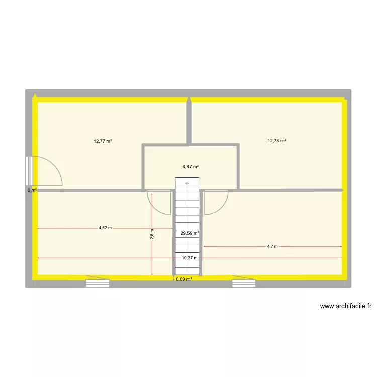 Plan 8 60 m² – MAUDET – Par Vanessa BAURY ️ | ArchiFacile