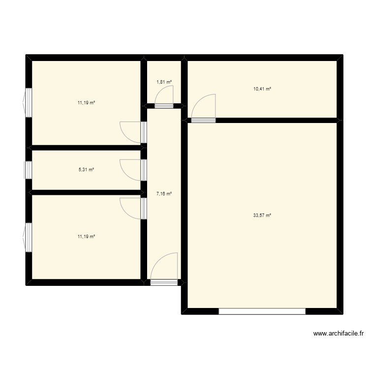 Plan – MAISON 80 m2 – Par Damsel ️ | ArchiFacile