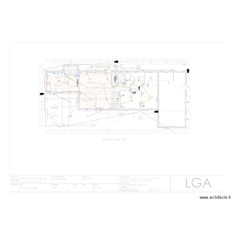 RDC elec - Plan dessiné par franck20226