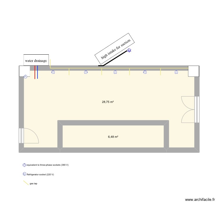 local work plan unit 29 - Plan dessiné par BFDXB971