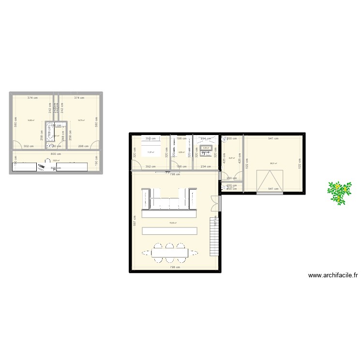 Plan – LOFT – Par pruvostconstruction ️ | ArchiFacile