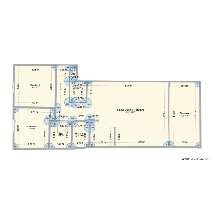 CREST - Plan 7 pièces 65 m2 dessiné par ZEBRO 26