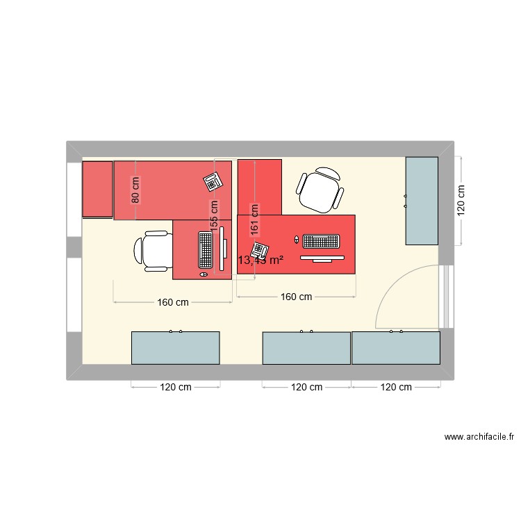 Plan – Bureau – Par CATCAR ️ | ArchiFacile