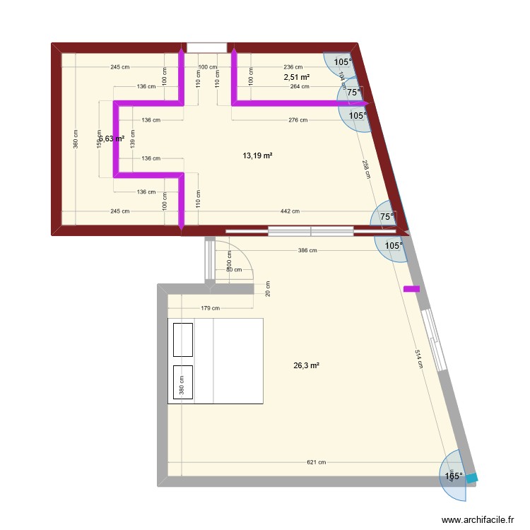 annexe - Plan 4 pièces 49 m2 dessiné par kriss777