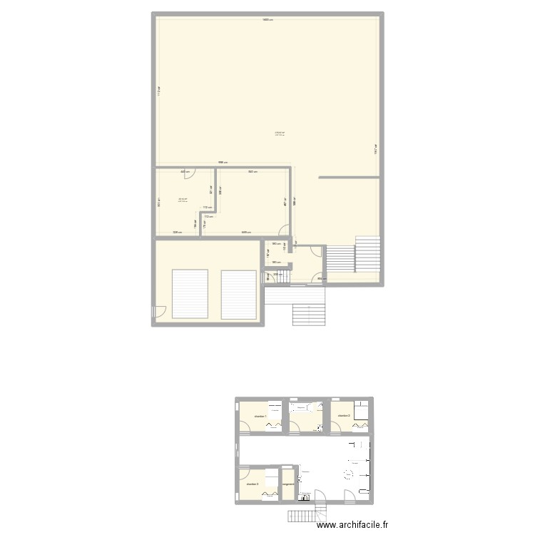eva - Plan 8 pièces 371 m2 dessiné par kanaraymond