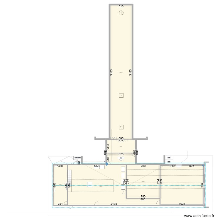 USINE 3 - Plan dessiné par EMILIO TRESOR MWALUMBA MATUSA