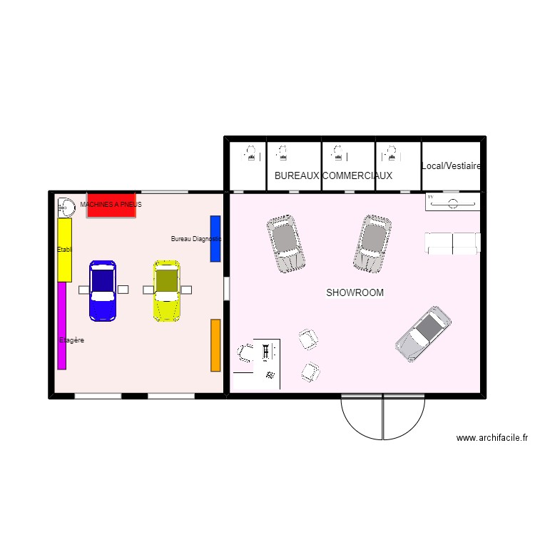PLAN CONCESSION SUZUKI - Plan dessiné par TOTOM_37