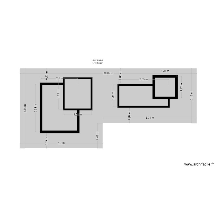 Plan – terrasse – Par KLMN1303 ️ | ArchiFacile