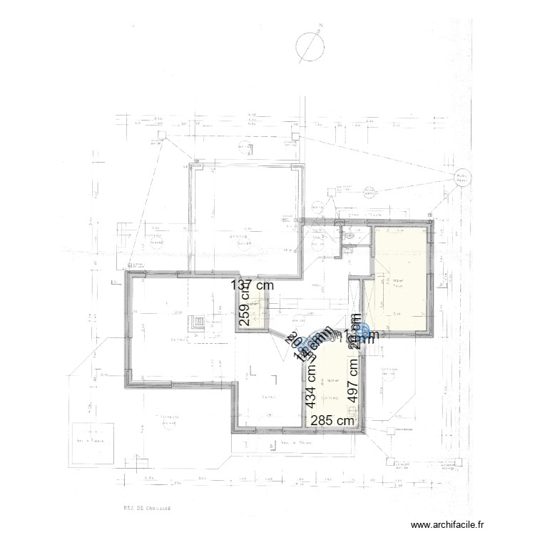 Vosberg rez - Plan 3 pièces 35 m2 dessiné par fredericsophie174