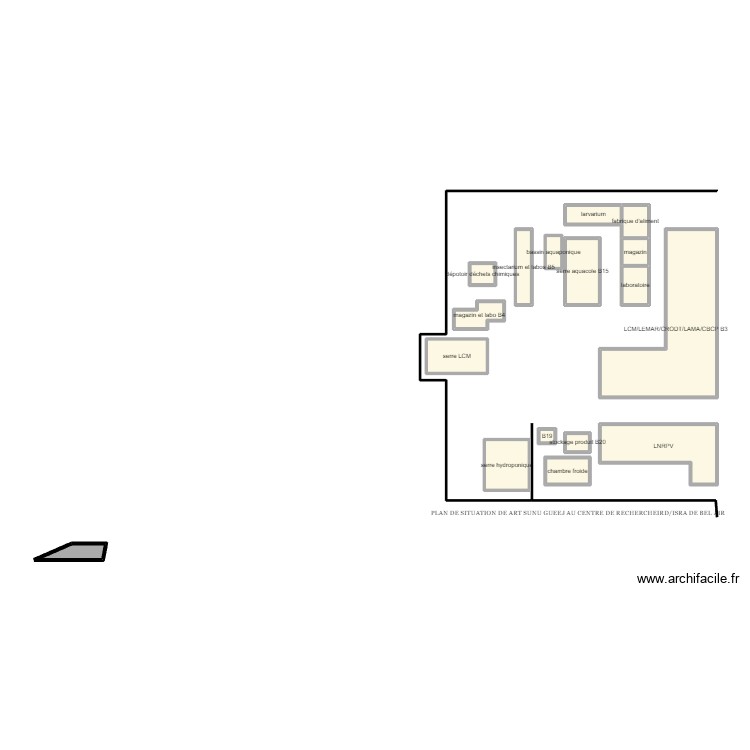 larvarium - Plan dessiné par filydiedhiou