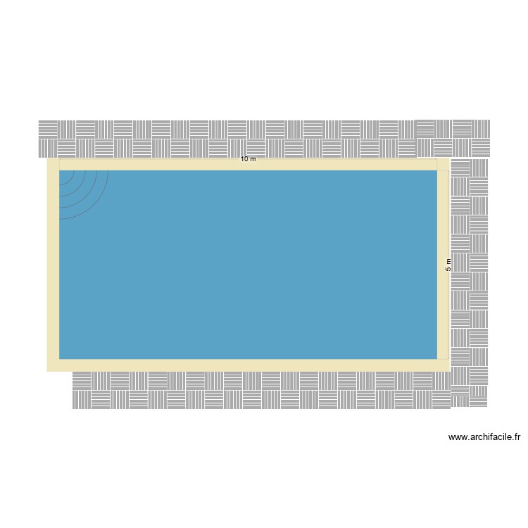 piscine - Plan dessiné par virlad