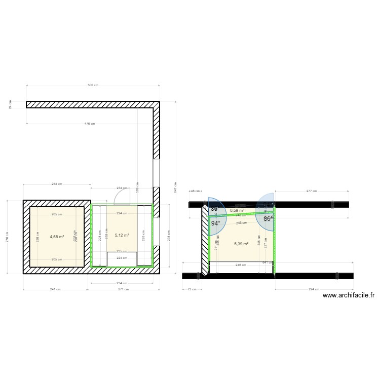 Plan – HAMMAM – Par benoitpirot ️ | ArchiFacile