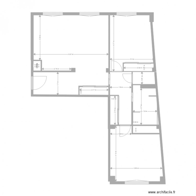 COUTIERE - Plan dessiné par Jeanjean69