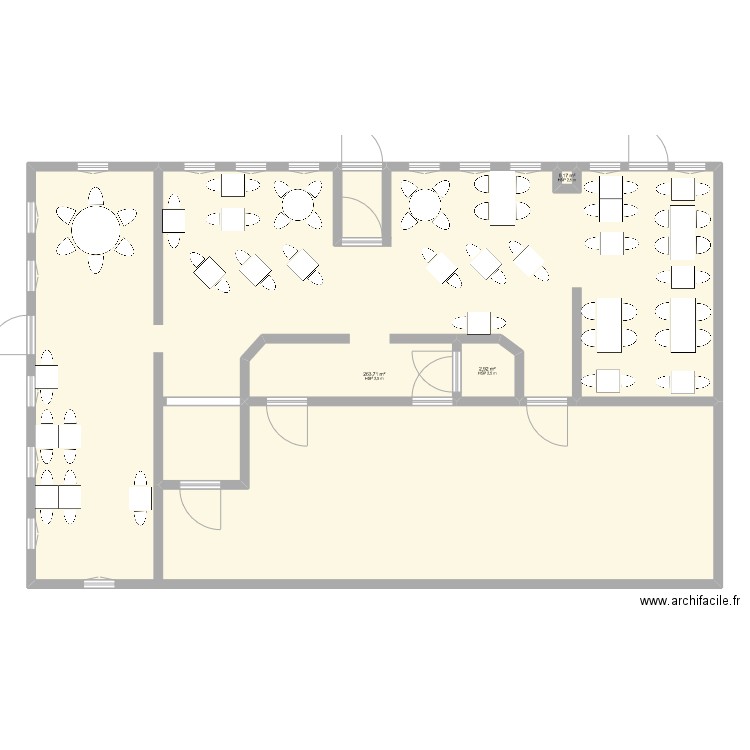 resto - Plan 3 pièces 267 m2 dessiné par Captainmacfly